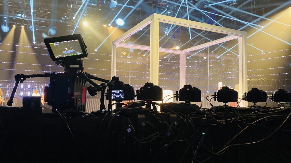 ITV The Cube - 120 Camera Bullet Time and Photogrammetry Rig - NWD